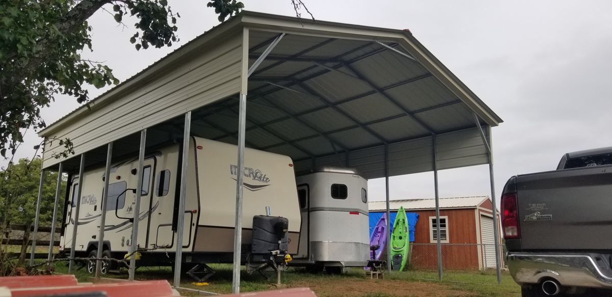 Carports - Metal Line Structures